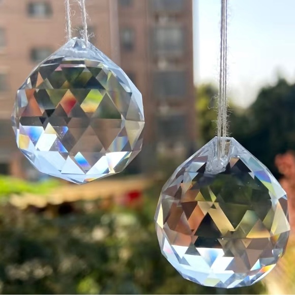 Accents | Nwt 1 Pc Crystal Ball Suncatcher | Poshmark